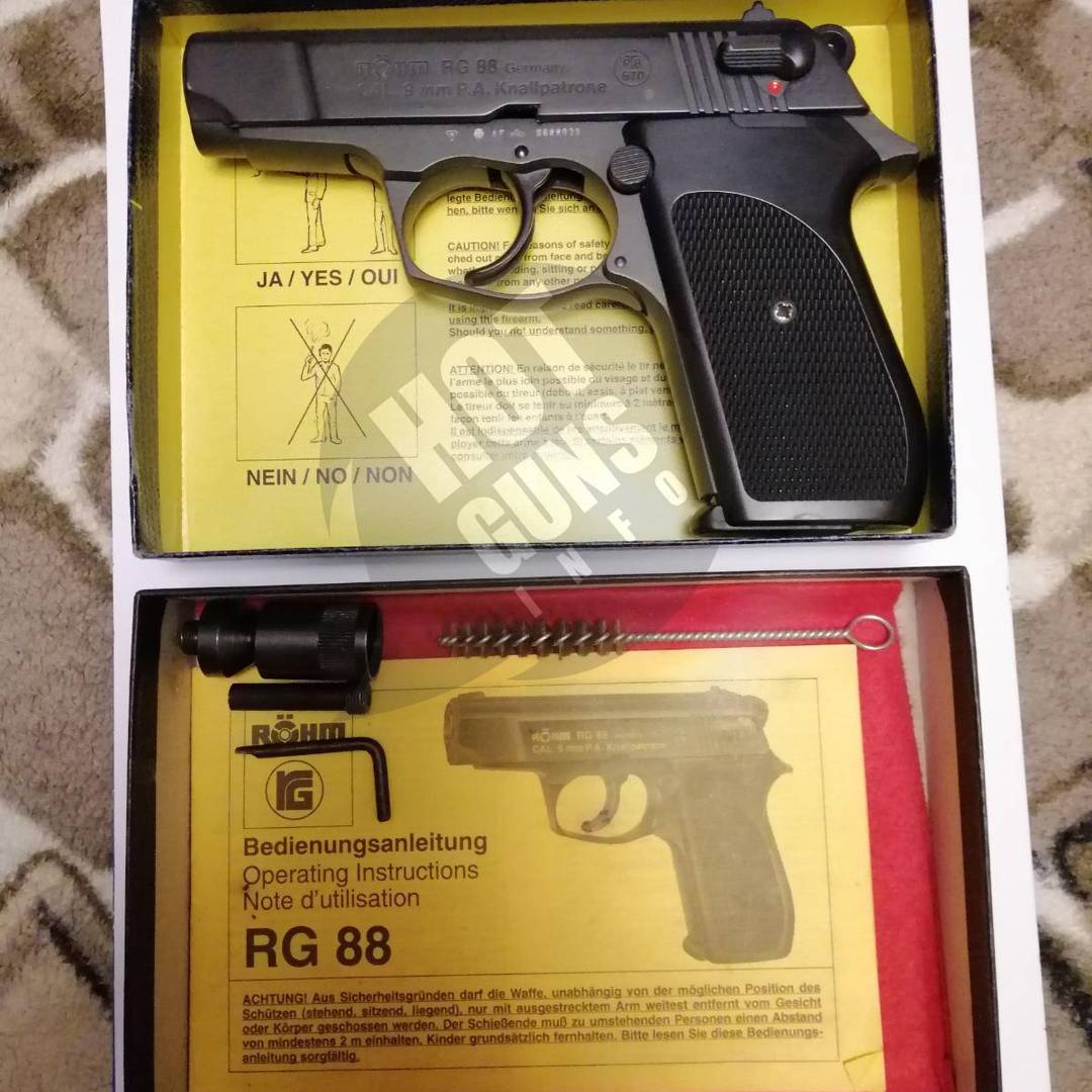 Газова зброя - Газові пістолети — Газовый пистолет ROHM RG88 — Дошка ...