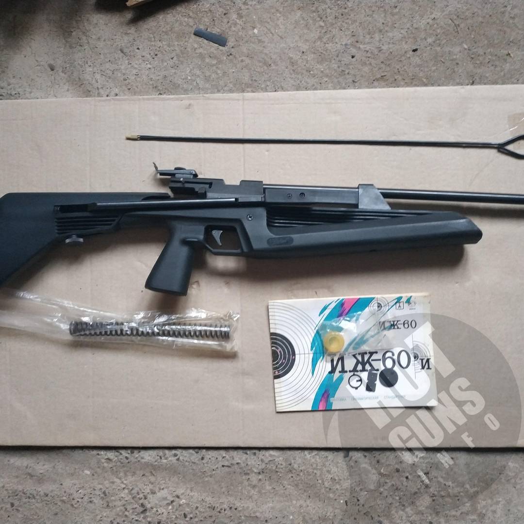 Пневматична зброя - Пневматичні гвинтівки — Іж 60 стальна ствольна ...