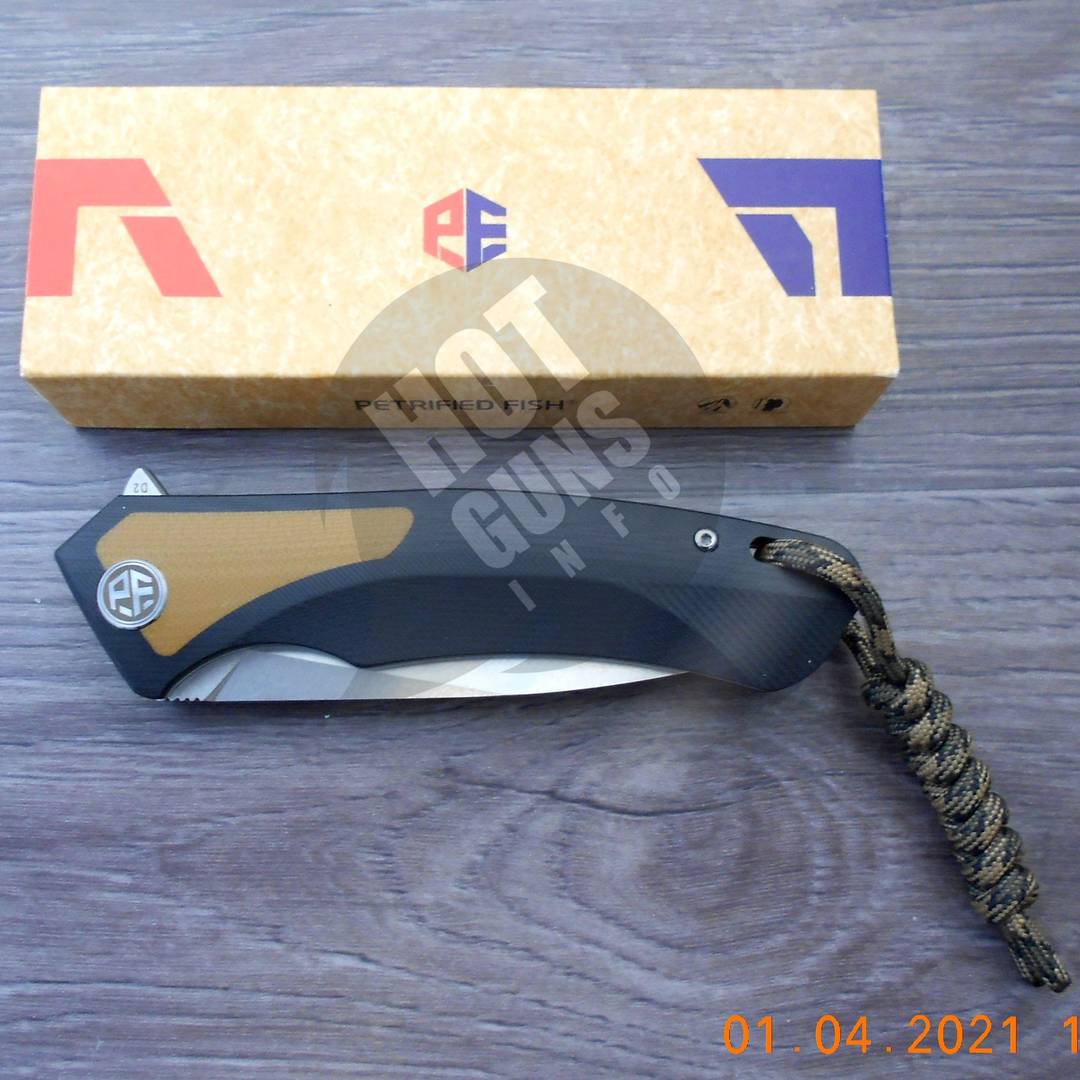 Ножі та інструменти - Ножі складані — нож Petrified Fish PF838 ...