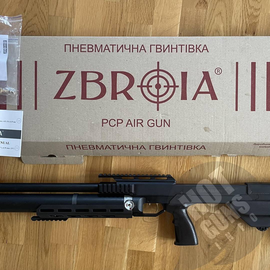 Пневматична зброя - Пневматичні гвинтівки — Пневматична гвинтівка (PCP) ZBROIA Sapsan TAC 550/ ...