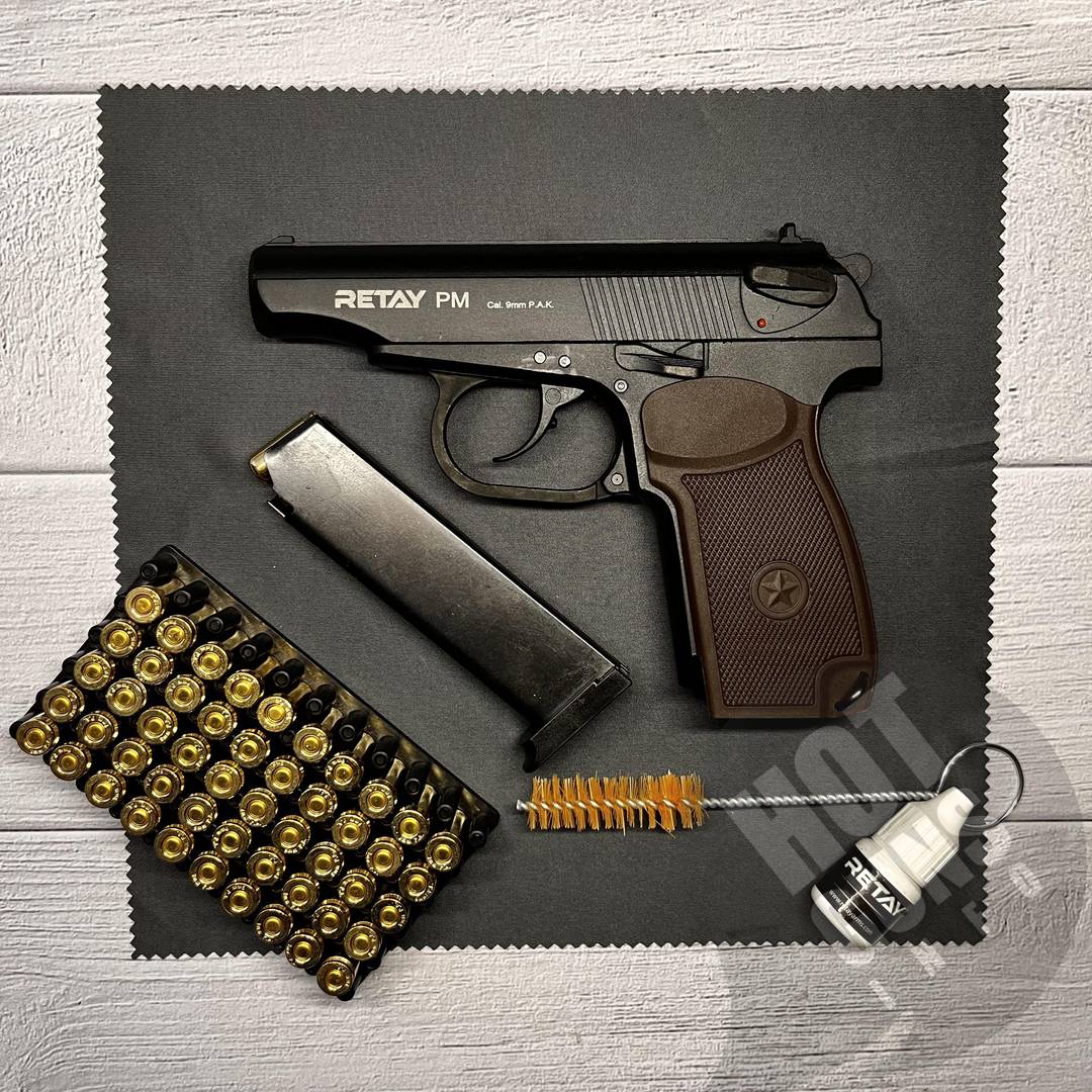 Сигнально-шумова зброя — Стартовий пістолет Макарова Retay PM , ПМ під холостий патрон 9мм ...