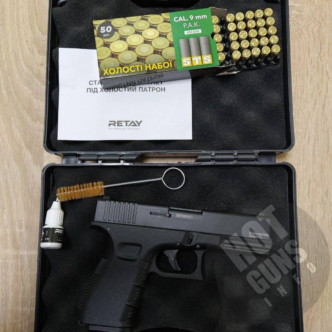 Набої - Холості — Стартовий пістолет Retay g19 (копія Glok 19) для ...